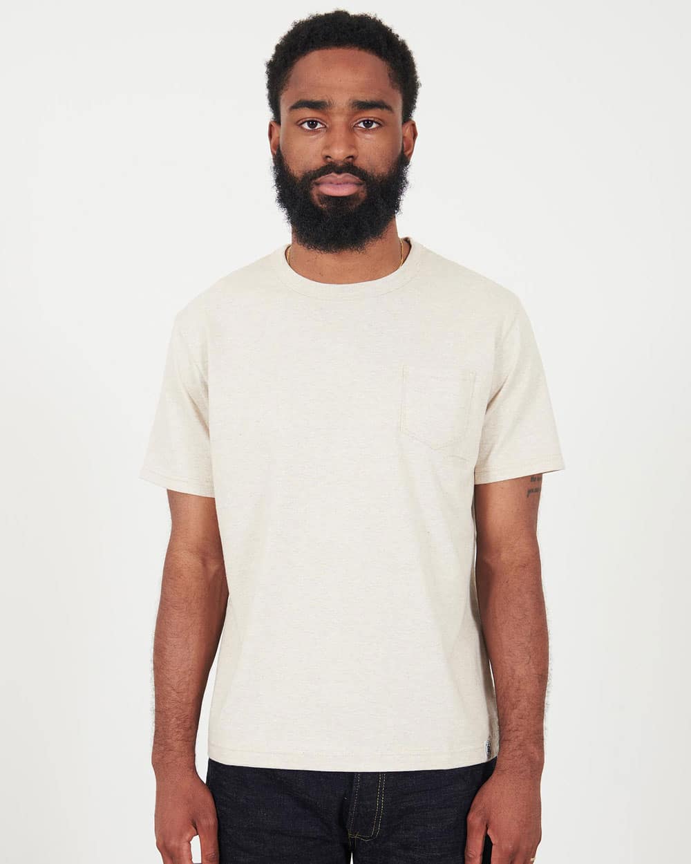 Riding High Loopwheel Pocket Tee - Oatmeal · Those That Know
