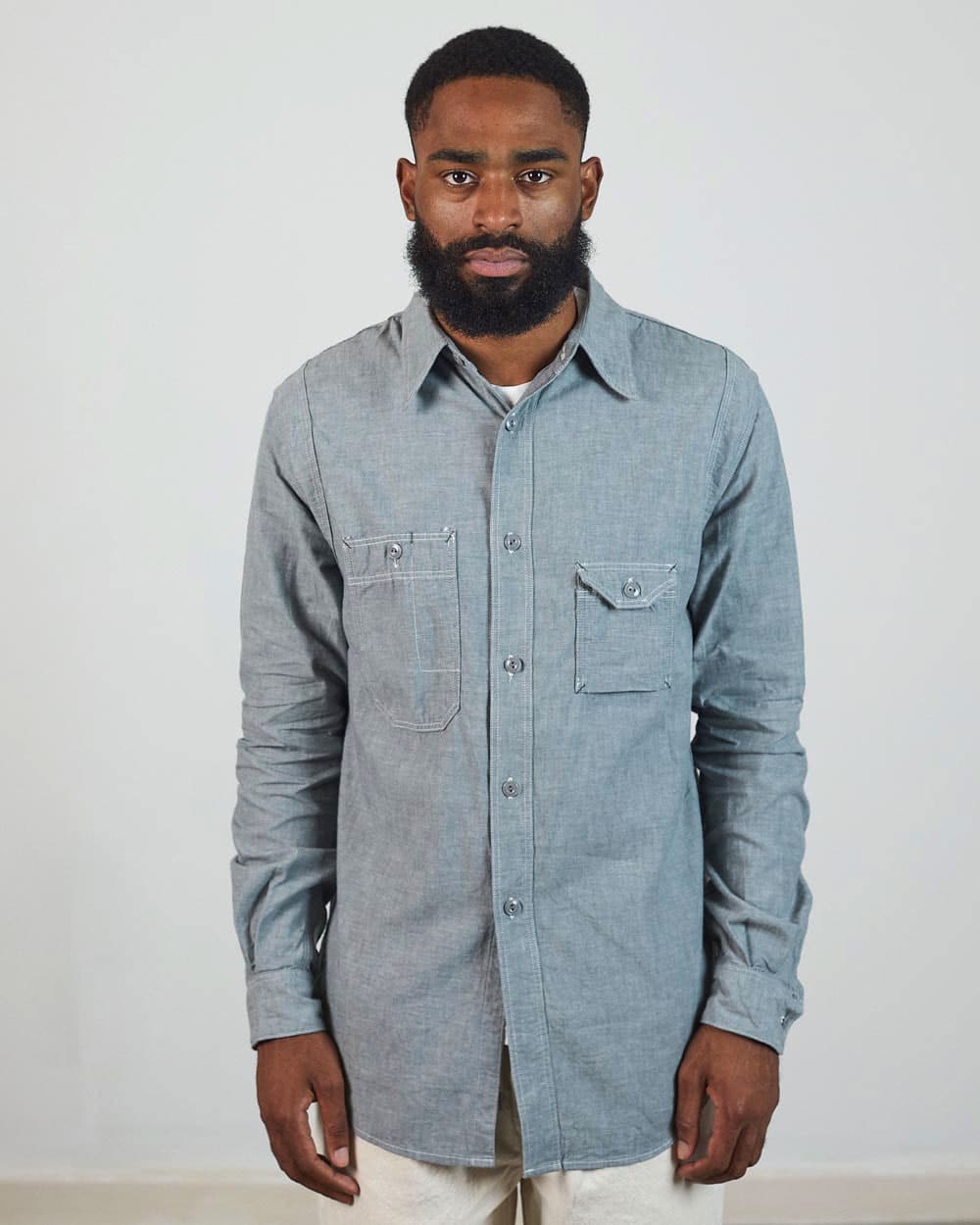 Papa Nui Beach Head Chambray Shirt - Sea Green · Those That Know