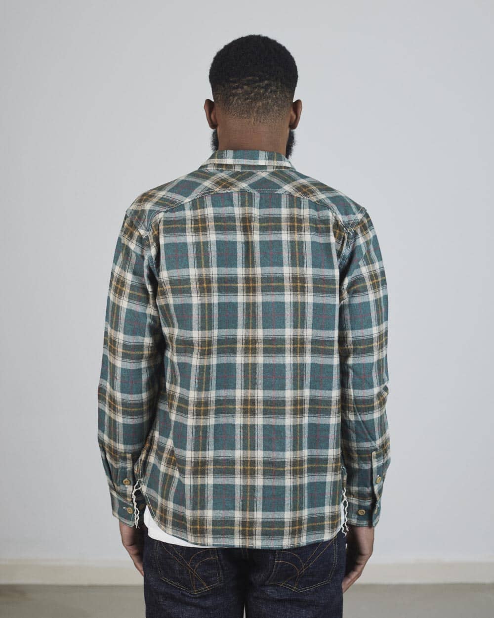The Strike Gold Check Work Shirt - Green · Those That Know