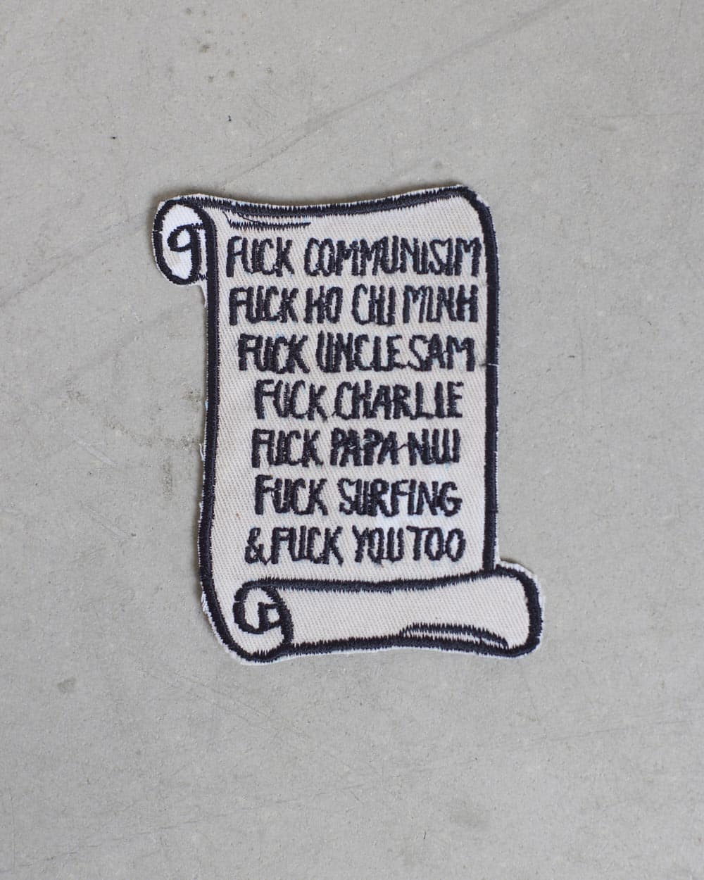 Papa Nui Nam Scroll Patch · Those That Know